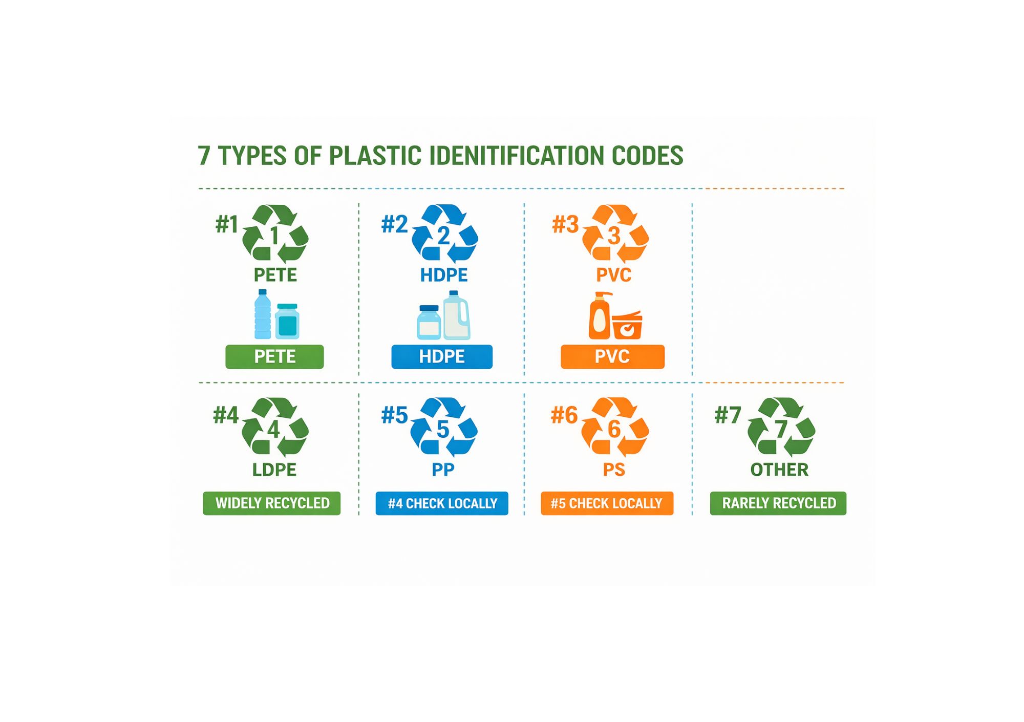 What Plastics Can Be Recycled? | Fresh Start Waste